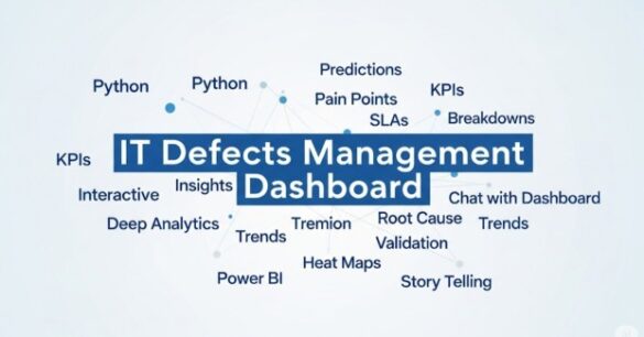 IT Defects Management Dashboard Power BI Template Stunning Visuals ...